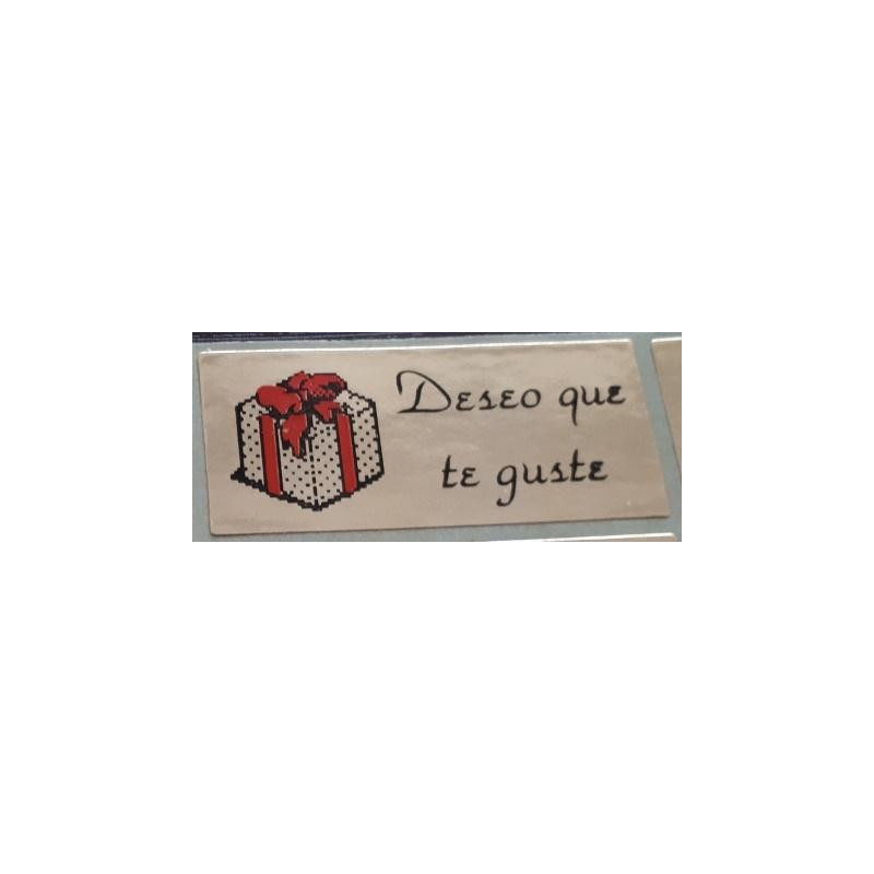 Etiquetas Adhesivas Deseo Que Te Guste Regalo